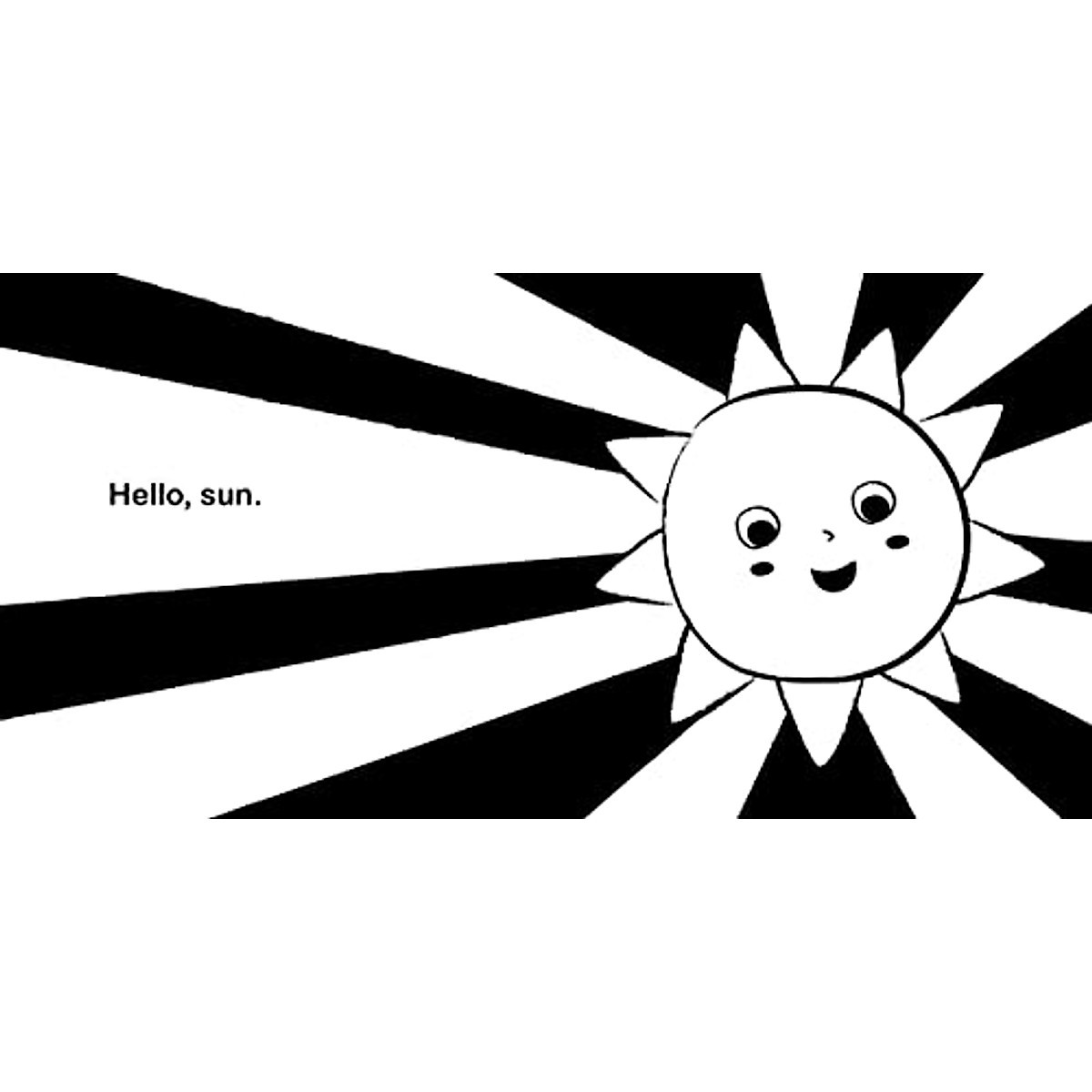 Hello, My World: A perfect book for parents and caregivers home with babies this summer (High-Contrast Books)