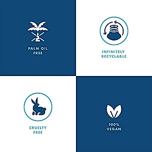 Hand in Hand Nourishing Liquid Hand Soap, 10 Fl Oz, Sweet Mint & Eucalyptus, Sea Salt Scent, 4 Pack