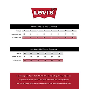 Levi's Men's Reversible Casual Jeans Belt, Black/Brown Laminate, 38 (Waist 36)