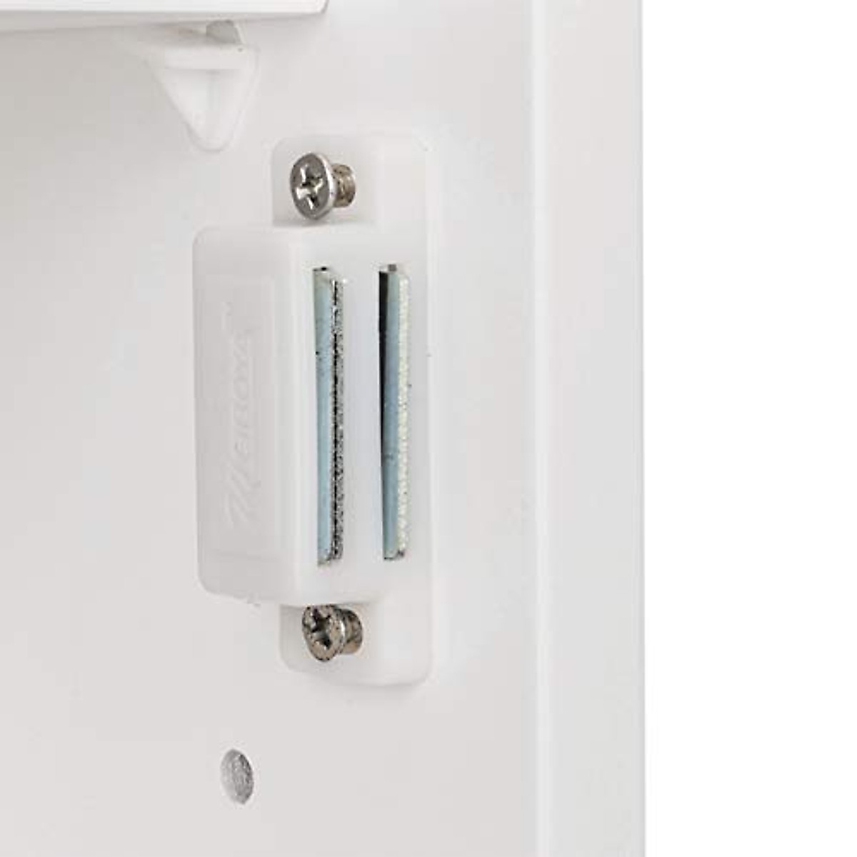 Single Door Mirror Indoor Bathroom Wall Mounted Cabinet Shelf White Bathroom Mirror Cabinet, Chic Storage Cabinet Medicine Cabinet Furniture for Home Multipurpose