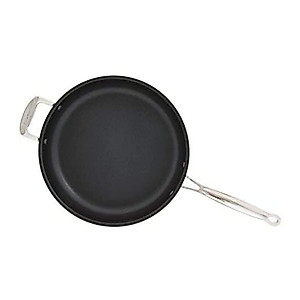 Cuisinart 722-30HNS Chef's Classic Stainless Nonstick 12-Inch Open Skillet with Helper Handle