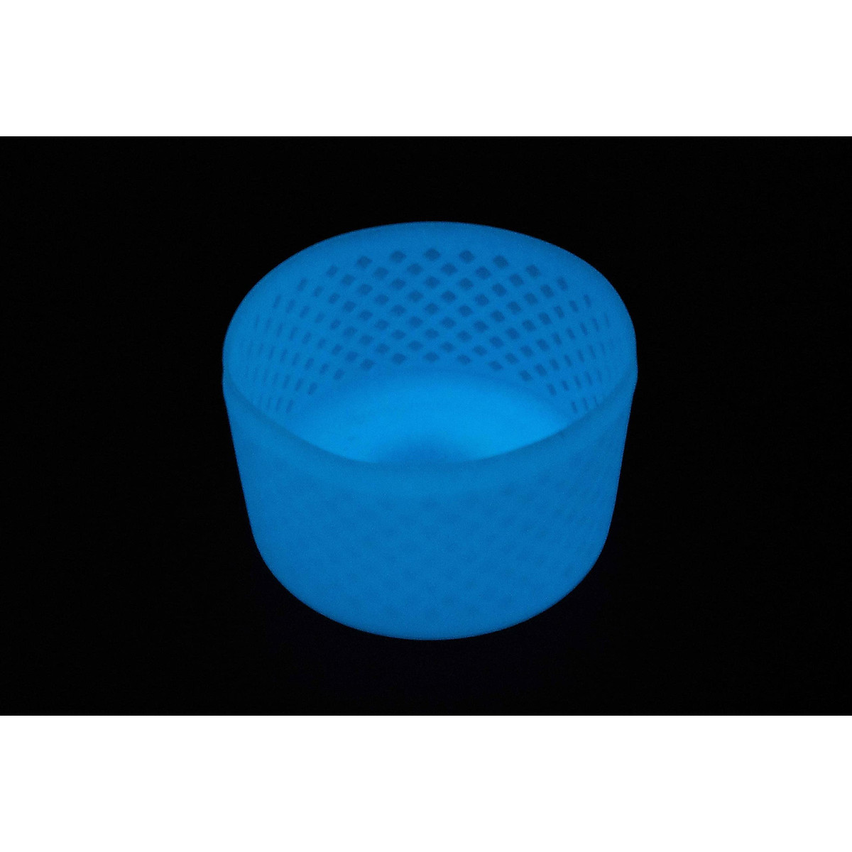 BottleArmor Protective Silicone Boot Sleeve for Yeti Water Bottles with DropShield Technology (Small (fits 12oz to 18oz), Ice (glows blue))