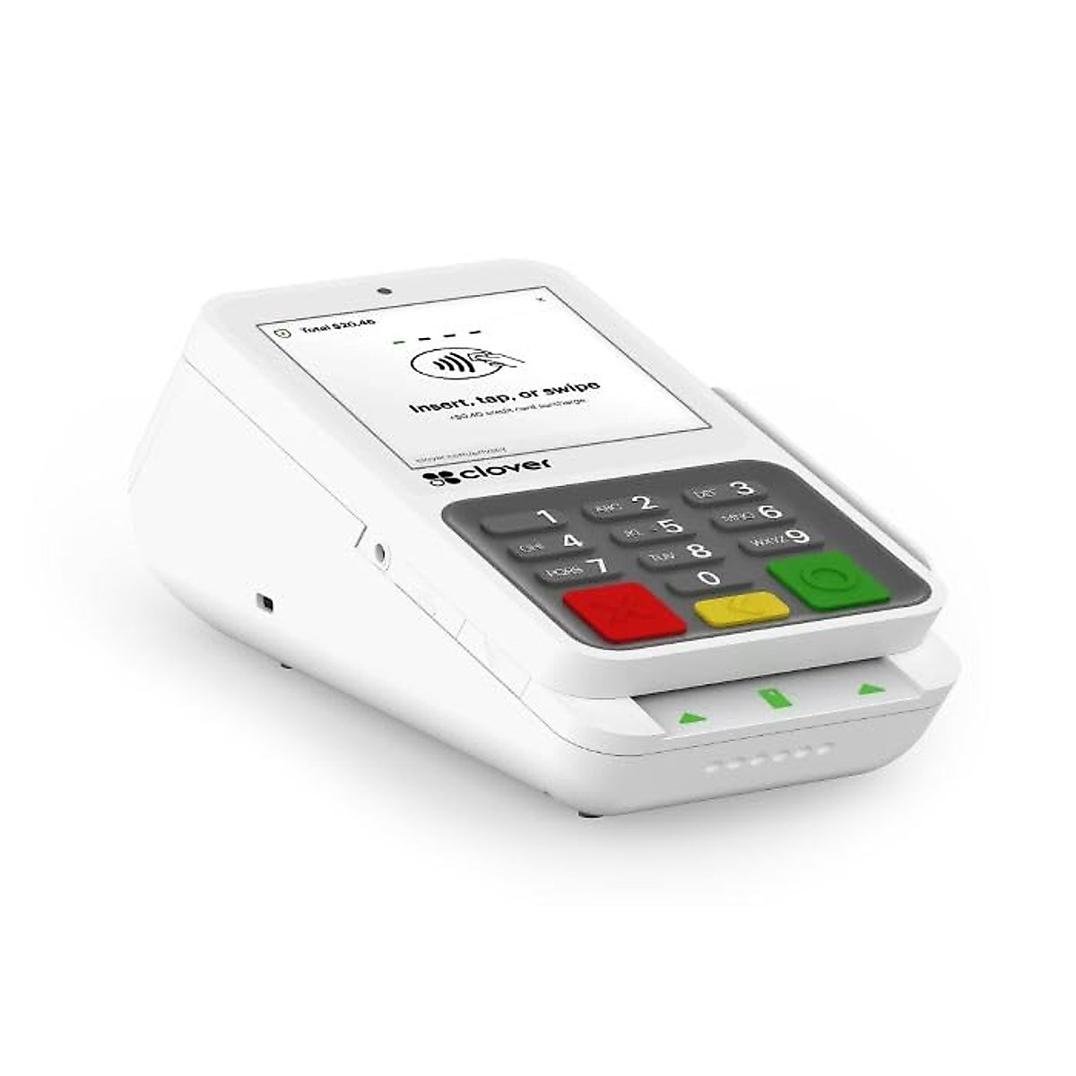 Clover Compact Countertop Terminal with Swivel Stand-Requires Processing Through SwyftPAY Prior to Shipping. Countertop Terminal That Will Ensure Processing for Your Retail Business.