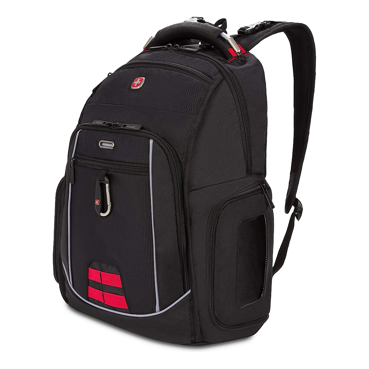 SwissGear Travel Diaper Bag Backpack, Black, 17.5-Inch