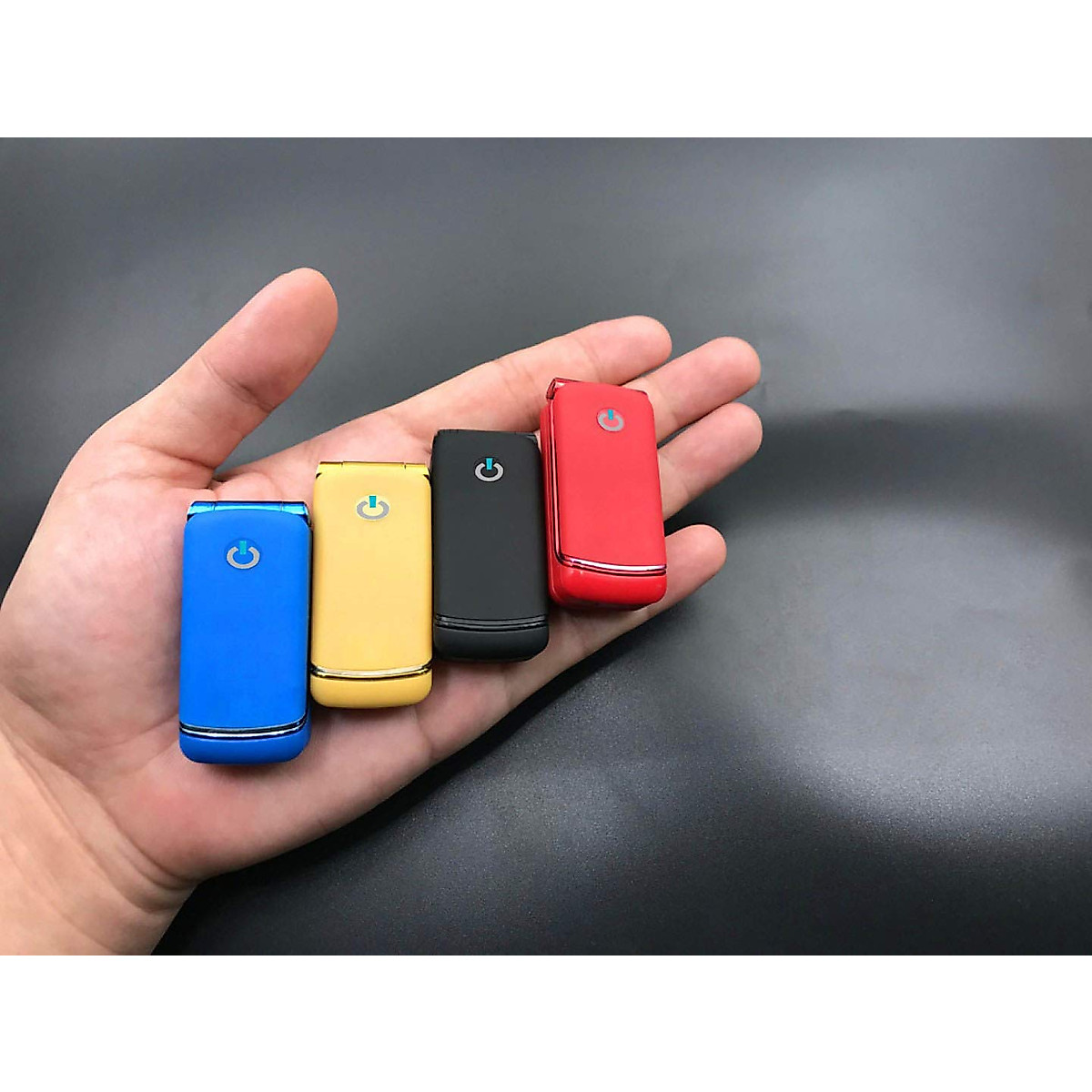 XBOSS F1 Flip Mobile Phone Smallest Phone in The World Design Unlocked (Black)