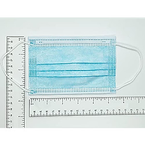 ADVANTAGE 2000 Pcs Premium Quality Kid's 3-Ply Bulk Blue Disposable Face Masks