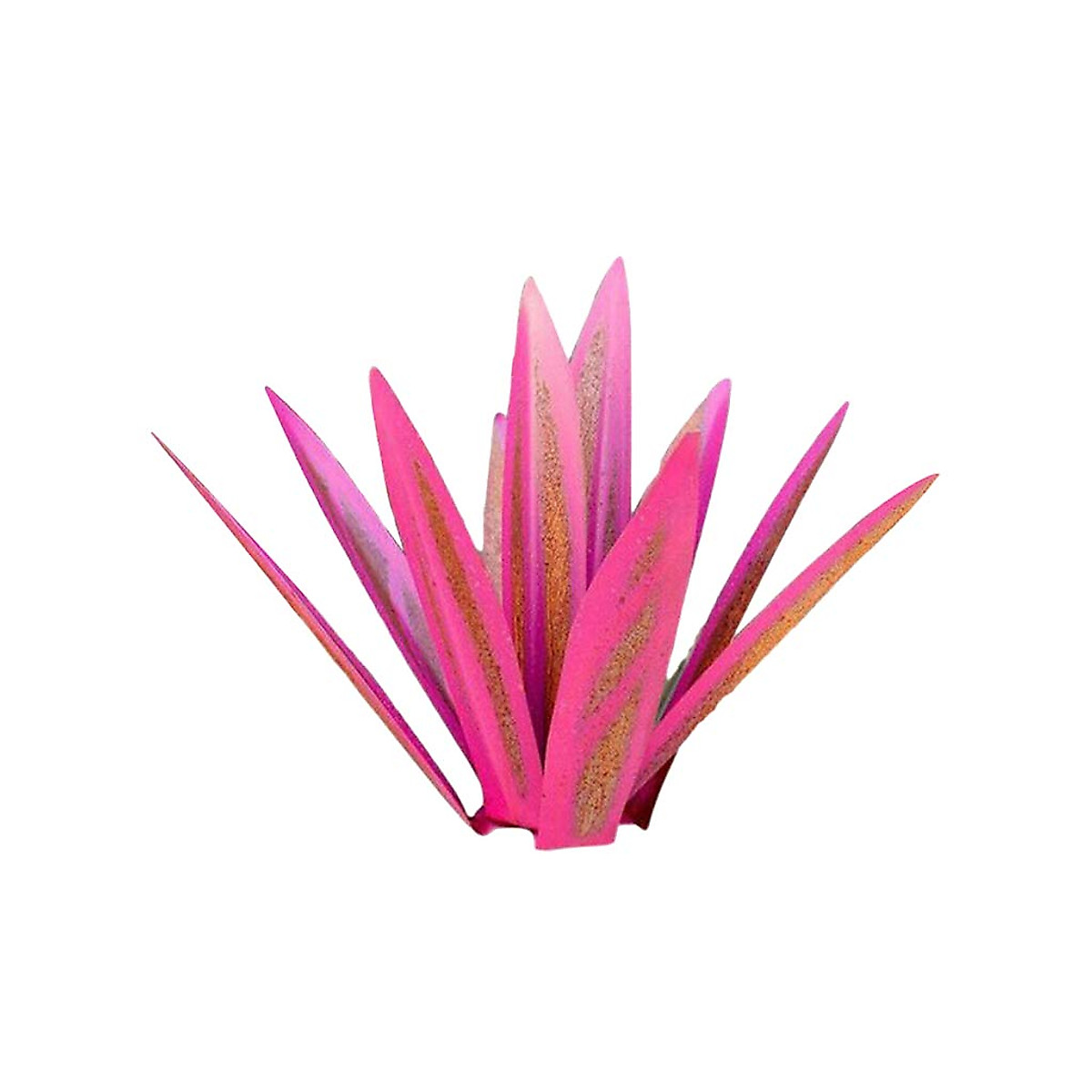 CUCUDAI Simulation Art Agave Plant Ornaments DIY Rustic Metal Sculpture for Outdoor Patio Yard Garden Decoration Stakes Lawn Statue Home Decor