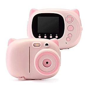 LKYBOA Pink Children's Camera -Children Digital Cameras Kid Action Camera Toddler Video Recorder Child Rechargeable Camera