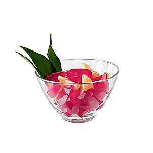 Glass Individual Small Bowl - Set of 6-4.75" D - By Barski - European Quality - Could Be Used For Small Fruit/Nut/Dessert - Bowls are 4.75" Diameter - Made in Europe