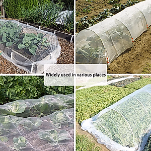 Dafoecheer Garden Netting, Plant Covers 6.5 x 10Ft Ultra Fine Mesh Netting for Plants Vegetable Fruits Flowers Crops Birds Animals Barrier Protection Net