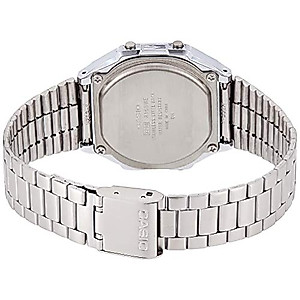 Casio A168WEM-7 Men's Youth Collection Mirror Dial Alarm Chronograph Illuminator Digital Watch