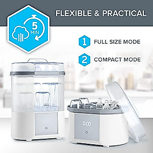 Chicco Chicco Advanced Electric Baby Bottle Steam Sterilizer & Dryer - Naturally eliminates Household Germs