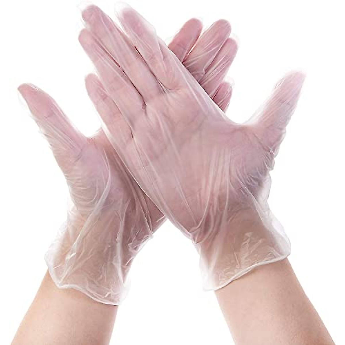 Basic Diagnostic VGPF3004 Clear Vinyl Exam Gloves, Latex-Free & Powder-Free, Extra-Large, Pack of 1000