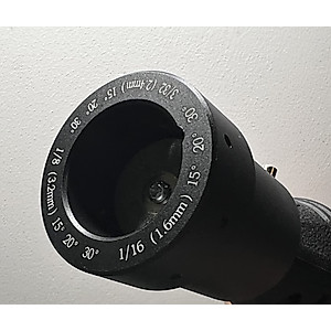 KAYBOBEZK Tungsten Sharpener Grinder Head TIG Welding Rotary Tool, Aluminum TIG Sharpener Welding Tungsten Grinder Head Tool,with Slot Tungsten Sharpener Multi-Angle, 5pc Diamond Wheels 25mm