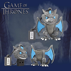Tribe FD032507, Game of Thrones Viserion, 16GB USB Flash Drive 2.0 Memory Stick Keychain