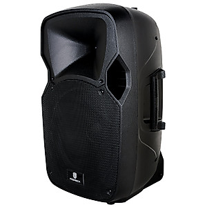 PRORECK Party 12 Portable 12-Inch Woofer 2-Way Powered PA Speaker System Combo Set with Bluetooth/USB/SD Card Reader/FM Radio/Remote Control/Speaker Stand