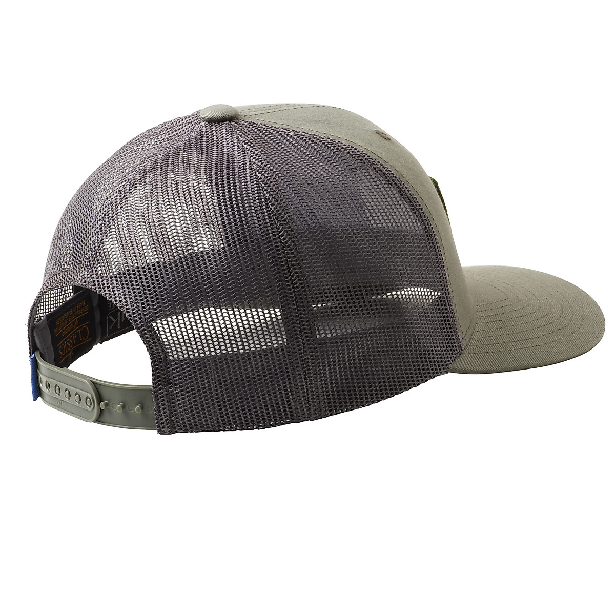 HUK mens Mesh Trucker Snapback | Anti-Glare Fishing Hat, Huk & Bars - Moss, One Size US