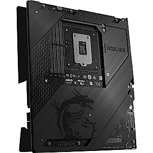 MSI MEG Z590 GODLIKE Gaming Motherboard (E-ATX, 11th/10th Gen Intel Core, LGA 1200 Socket, DDR4, PCIe 4, SLI/CFX, M.2 Slots, Thunderbolt, Wi-Fi 6E, Mystic Light RGB)