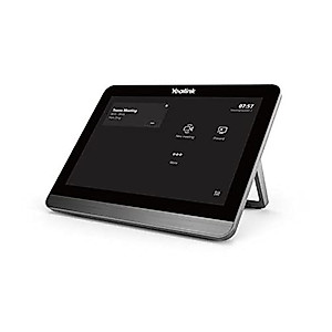 TWA Yealink Bundle of A20-020-TEAMS Zoom Collaboration bar with CTP18 Touch Panel with Microfiber Cloth Works with Zoom, RingCentral, Vonage, Teams Connects to PC, Mac, Cellphones and Softphones