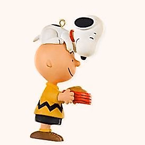 Hallmark Peanuts 2008 Keepsake Ornament SUPPERTIME! SNOOPY & CHARLIE BROWN