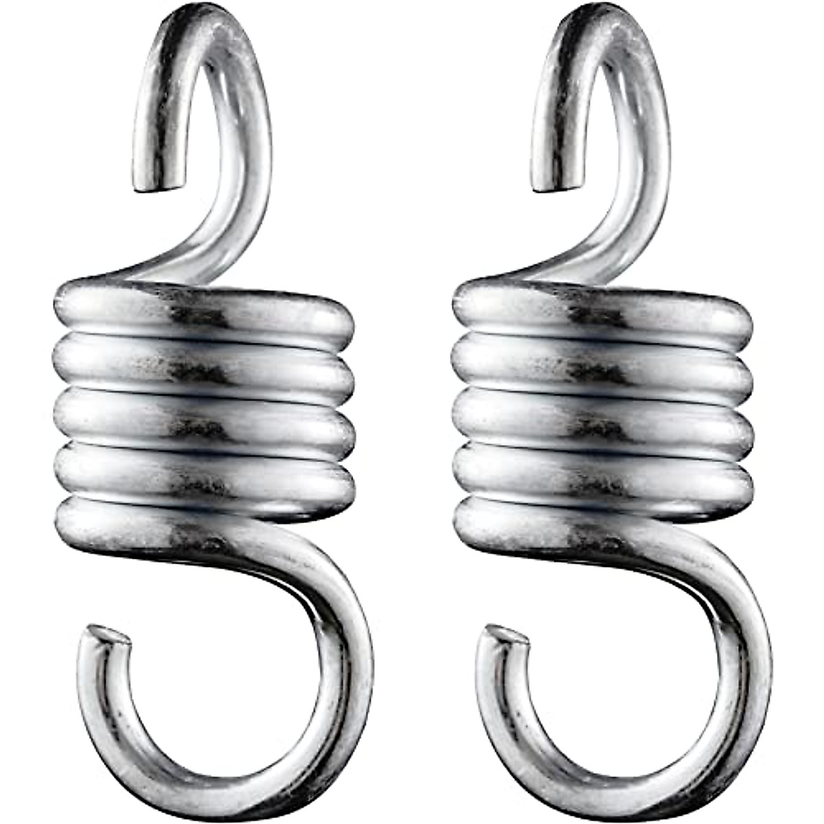 1100LBS Capacity 4INCH Heavy Duty Spring Hammock Chair Spring Porch Swing Springs Hook Suspension Swing Extension Spring for Hammock,Boxing Bag,Hanging Chair,Gym,Patio Swing Hanger 2Pieces