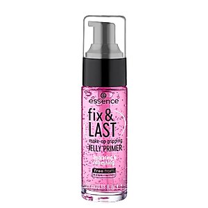 essence | Fix & LAST Make Up Gripping Jelly Primer | Hydrating & Smoothing Foundation Primer for Long Lasting Make Up | Vegan & Cruelty Free | Made Without Parabens, & Microplastic Particles