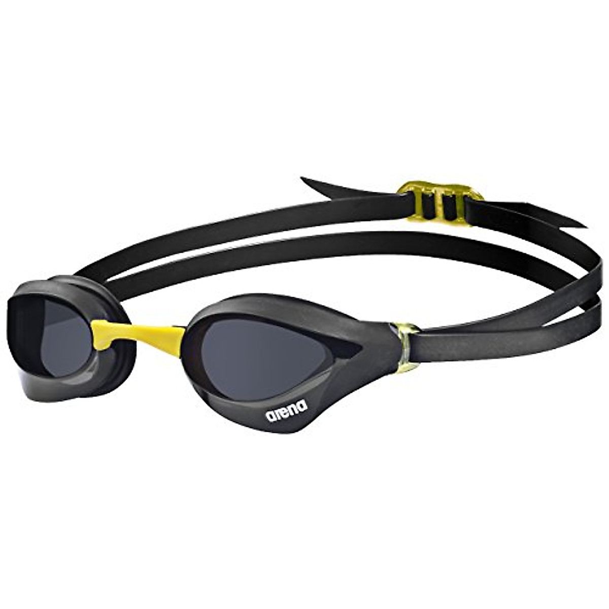arena Cobra Core Swim Goggles for Men and Women, Smoke-Black, Standard Non-Mirror