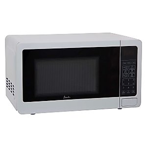 Avanti MT7V0W Microwave Oven 700-Watts Compact with 6 Pre Cooking Settings, Speed Defrost, Electronic Control Panel and Glass Turntable, White