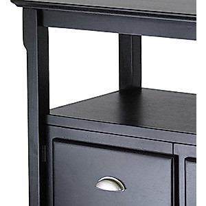 Winsome Wood Timber Buffet, Black