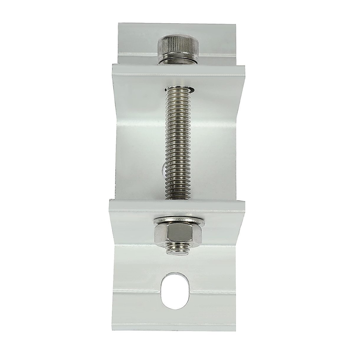 KUAFU Adjustable Solar Panel Tilt Mount Brackets Support up to 300W Solar Panel for Boats, RV, Roof on-Grid/Off-Grid Systems and Any Flat Surface Telescopic Bracket Solar Panel Pole Mount