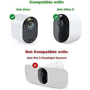 10ft Charging Cable for Arlo Pro 3 and Arlo Ultra, Indoor Outdoor Magnetic Power Cable with Charger Compatible with Arlo Ultra/Ultra 2/Arlo Pro 3/4,White Cord and Adapter, NOT for Floodlight (2 Pack)