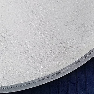BlueSnail Soft and Comfortable Waterproof Changing pad Liner Portable Coral Fleece Diaper pad Liner (White)