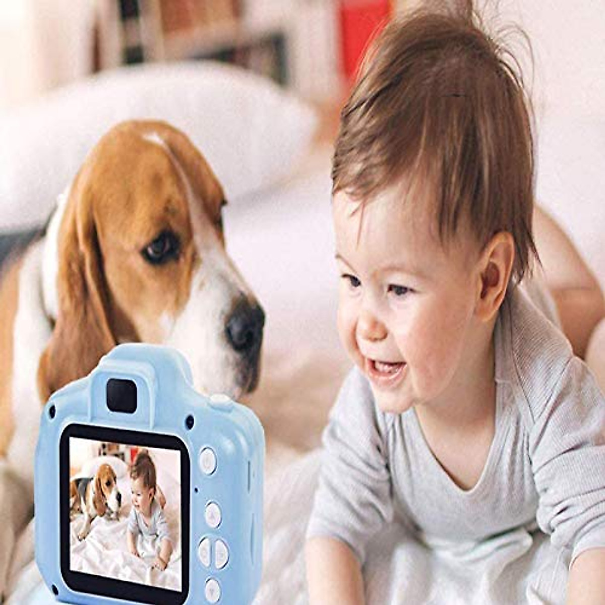 Digital Camera for Kids, Selfie Digital Video Recorder Camera with 2 Inch and 32GB SD Card for 3-10 Year Old Kids (Blue)