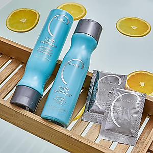 Malibu C Scalp Wellness Hair Shampoo - Sulfate-Free & Moisturizing Shampoo for Dry Scalp - Nourishing Scalp Care with Essential Oils and Surfactant Technology (33.8 oz)