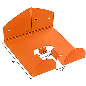 Peohud 2 Pack Trimmer Rack, Heavy Duty Garden Power Tool Hanger for Grass Trimmer, Hedge Trimmer, Garage Trimmer, Weed Trimmer, Garden Tool, Garage Storage Organizer