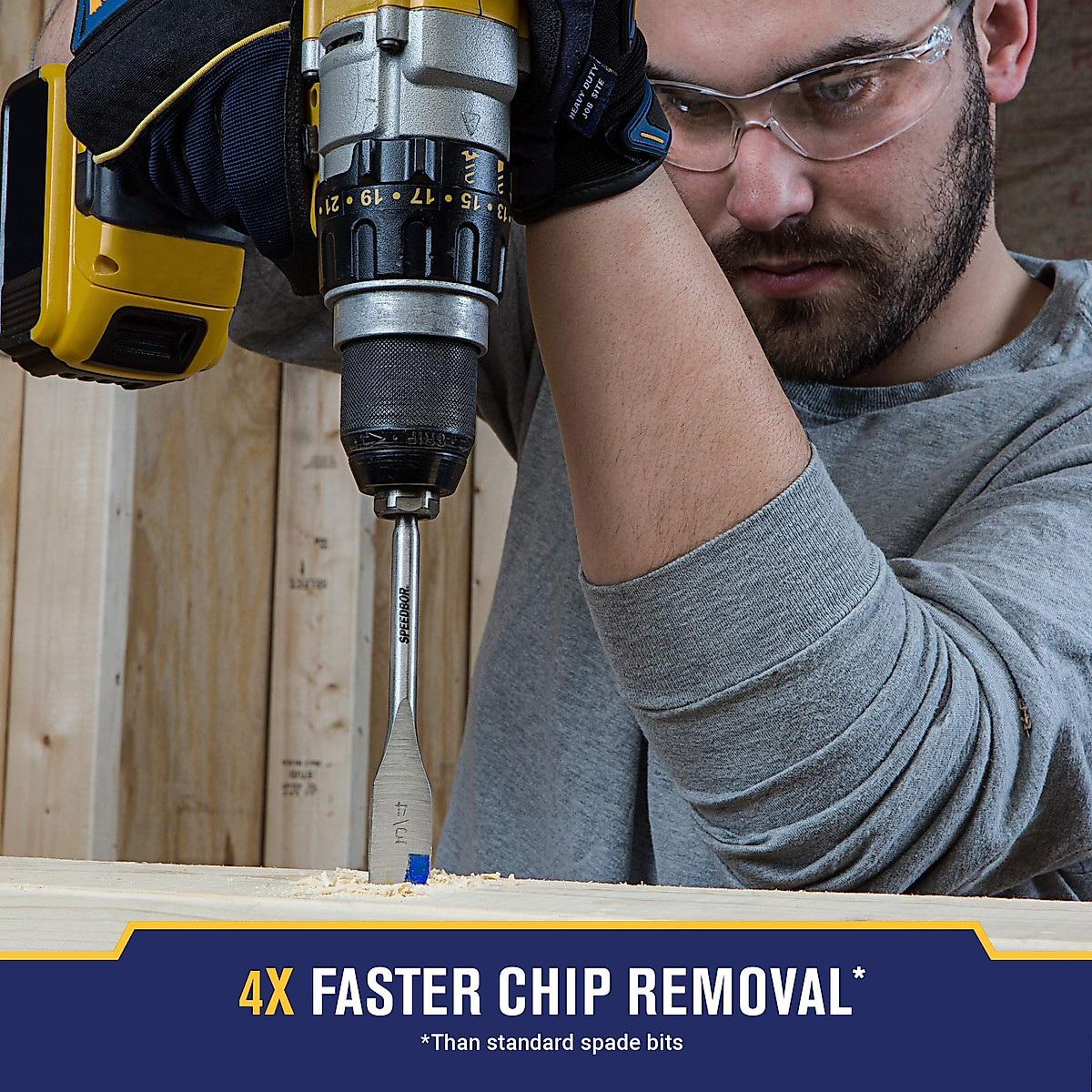 Irwin Tools 99920 Standard Spade Bit, 1-1/4", 6"