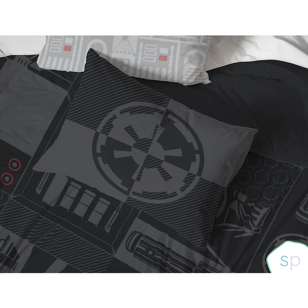 Saturday Park Minecraft Emblematic Twin Duvet Cover & Sham Set - 2 Piece 100% Organic Cotton Duvet Set Features Creeper, Alex & Steve - GOTS & Oeko-TEX Certified (Minecraft Official)