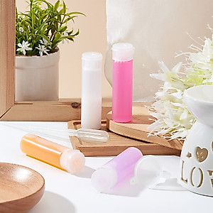 BENECREAT 10 Pack 18ml 0.6oz Small Travel Squeeze Bottles Refillable Makeup Foundation Container Travel Essentials Sample Bottles Travel Tubes for Toiletries, Shampoo Toner Cosmetic