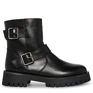 Steve Madden Legitt Black Leather 8.5 M