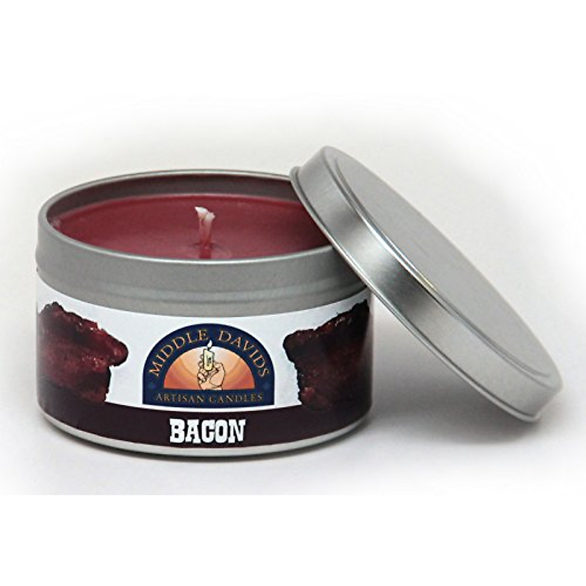 Middle Davids Candles Bacon Man Candle - 6.5 Ounce