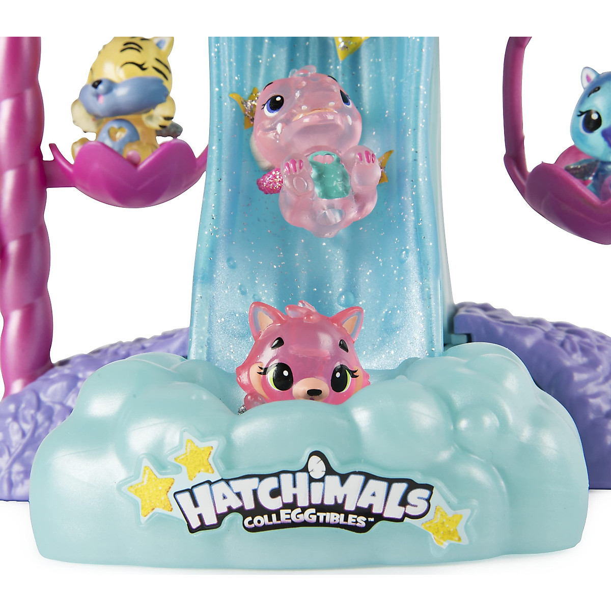 Hatchimals CollEGGtibles, Waterfall Playset with Lights and an Exclusive Season 4 CollEGGtible, for Ages 5 and Up
