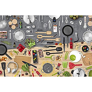 Kuhn Rikon Slim Safety Smooth Touch Can Opener, No Sharp Edges, LIDLIFTER®+ 6.5" Black