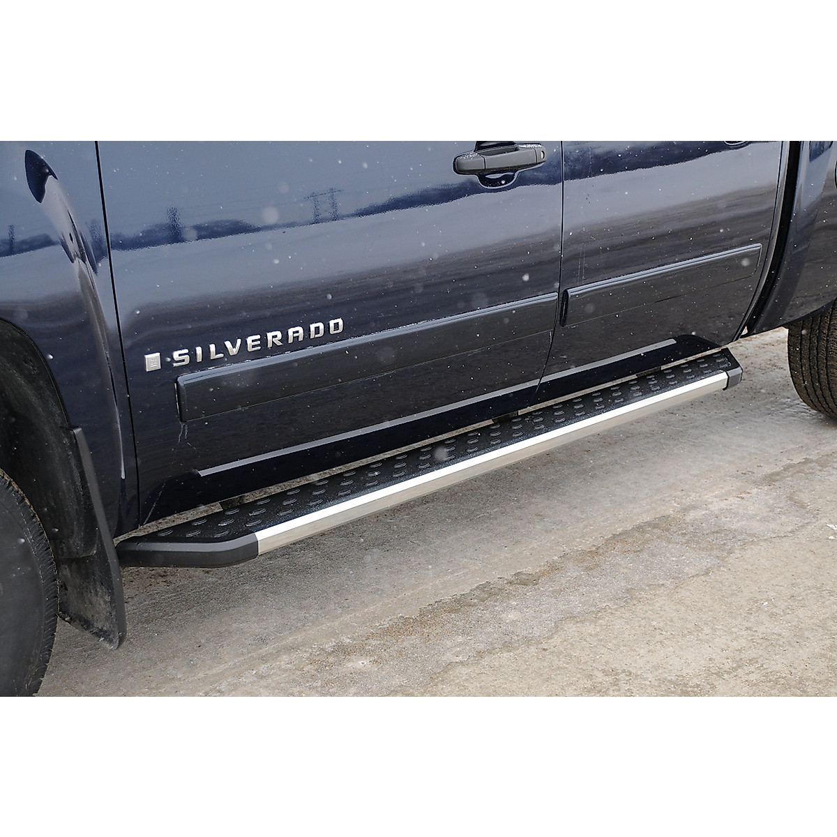 Dee Zee DZ16322 Black | Chrome Running Boards