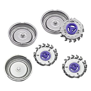 3 Pcs Replacement Shaver Head Shaver Blade for Phi&lips Norel&co Hq56 Hq55 Plus Hq4 Hq3 6948XL