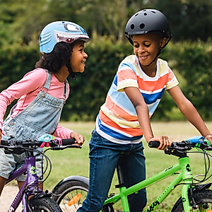 Hornit Mini, Bike & Scooter Horn and Safety Light for Children and Kids, 25 Sound Effects, 6 Light Modes: White Safety Light and Funky Green Light, Black/Black