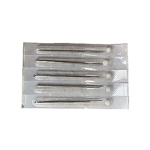 Shuiniba 14G 5 Pieces Body Ear Navel Nose Lip Nipple Piercing Needles