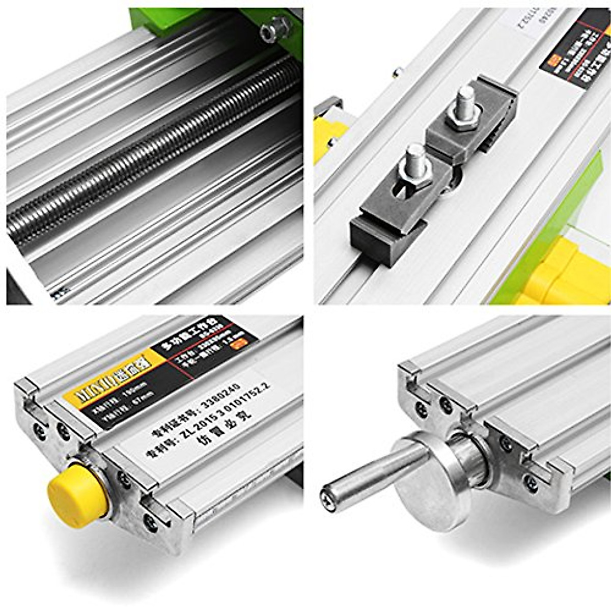 YEEZUGO Multifunction Worktable Milling Working Table Milling Machine Compound Drilling Slide Table For Bench Drill(Medium-Sized)