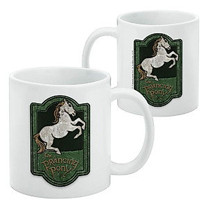 GRAPHICS & MORE THE LORD OF THE RINGS The Prancing Pony Ceramic Coffee Mug, Novelty Gift Mugs for Coffee, Tea and Hot Drinks, 11oz, White