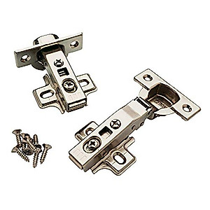 Everbilt 35 mm 110-Degree Full Overlay Soft Close Cabinet Hinge (1-Pair)