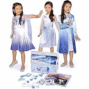 Disney Frozen 2 Elsa's Journey Dress Up Trunk Deluxe 17-Piece [Amazon Exclusive]
